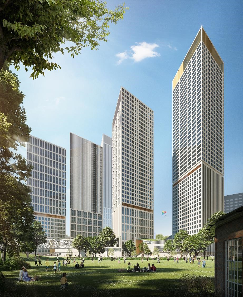 HELSINKI | Trigoni | 220m | 55 fl | 164m | 40 fl | 143m-86m x 3 | 37 fl - 26 fl x 3 | Pro ...